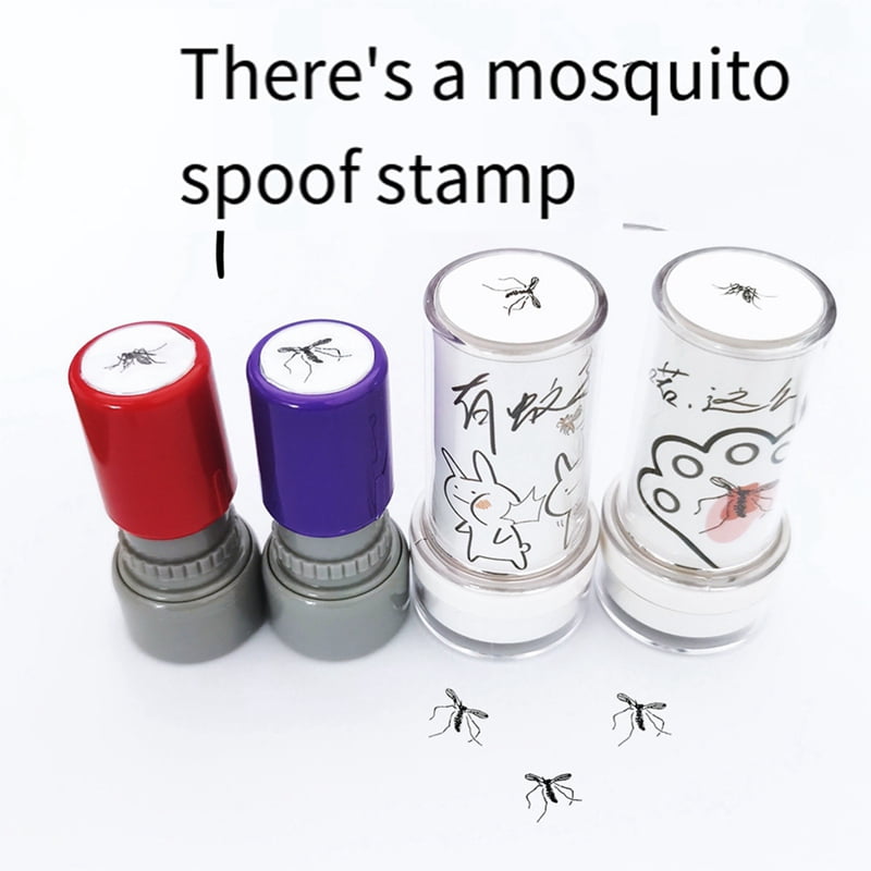 Round Dead Mosquito Stamp Mosquito Toys Prank Friends Realistic Easy-To ...