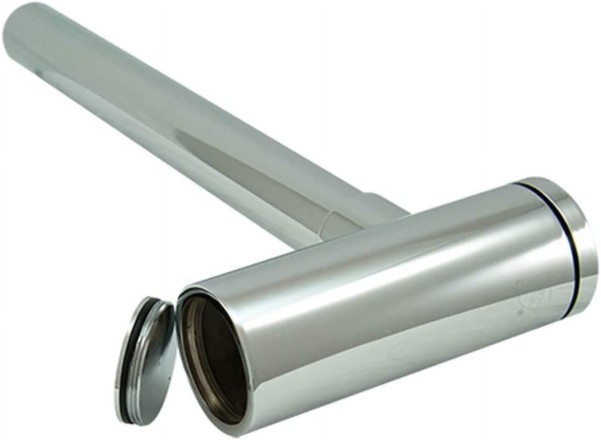 Round Decorative Bottle Trap with Clean-Out Plug, Brushed - Walmart.com