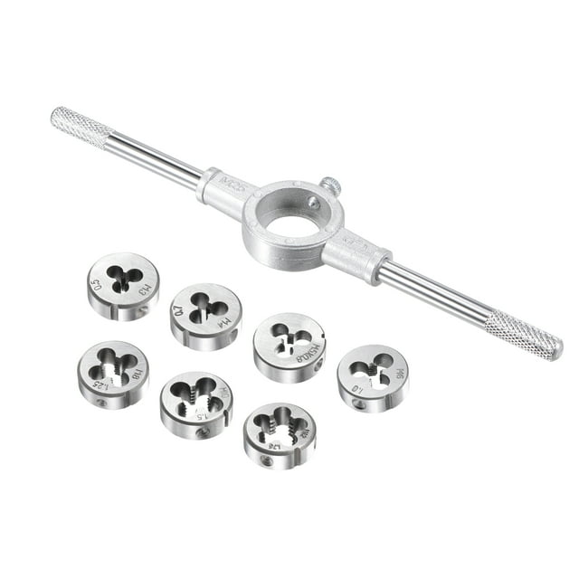 Round Die Stock Handle Wrench Set, Die Holder 25mm (1") + Threading ...