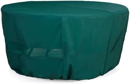 Round Dining Table Cover - Light Weight Material, Weather Resistant ...