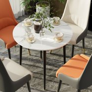 Steve Silver Olson Dark Gray Round Glass Counter Height Dining Table ...