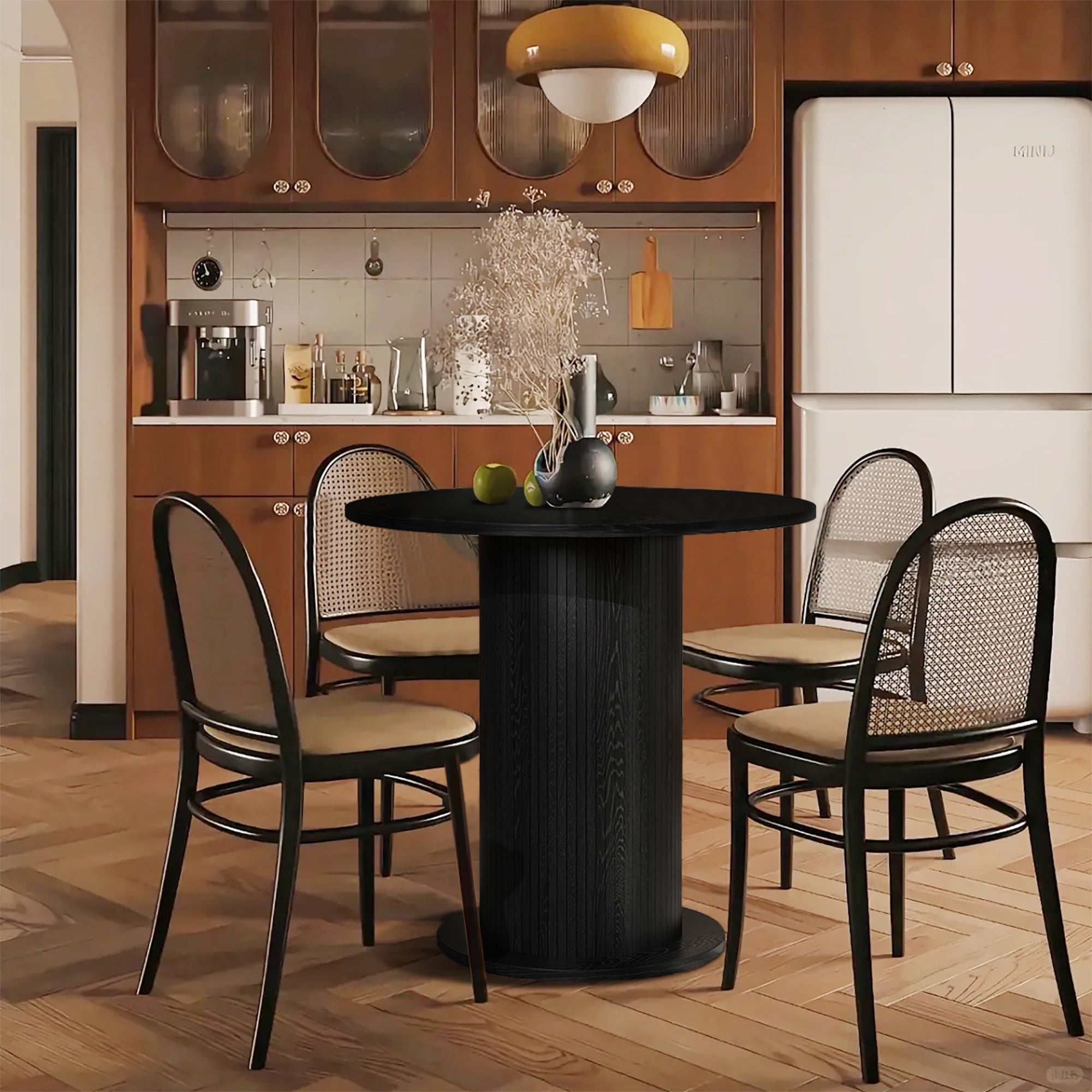 Round Dining Table for 2, Kitchen Table for Living Room, Dining Coffee ...