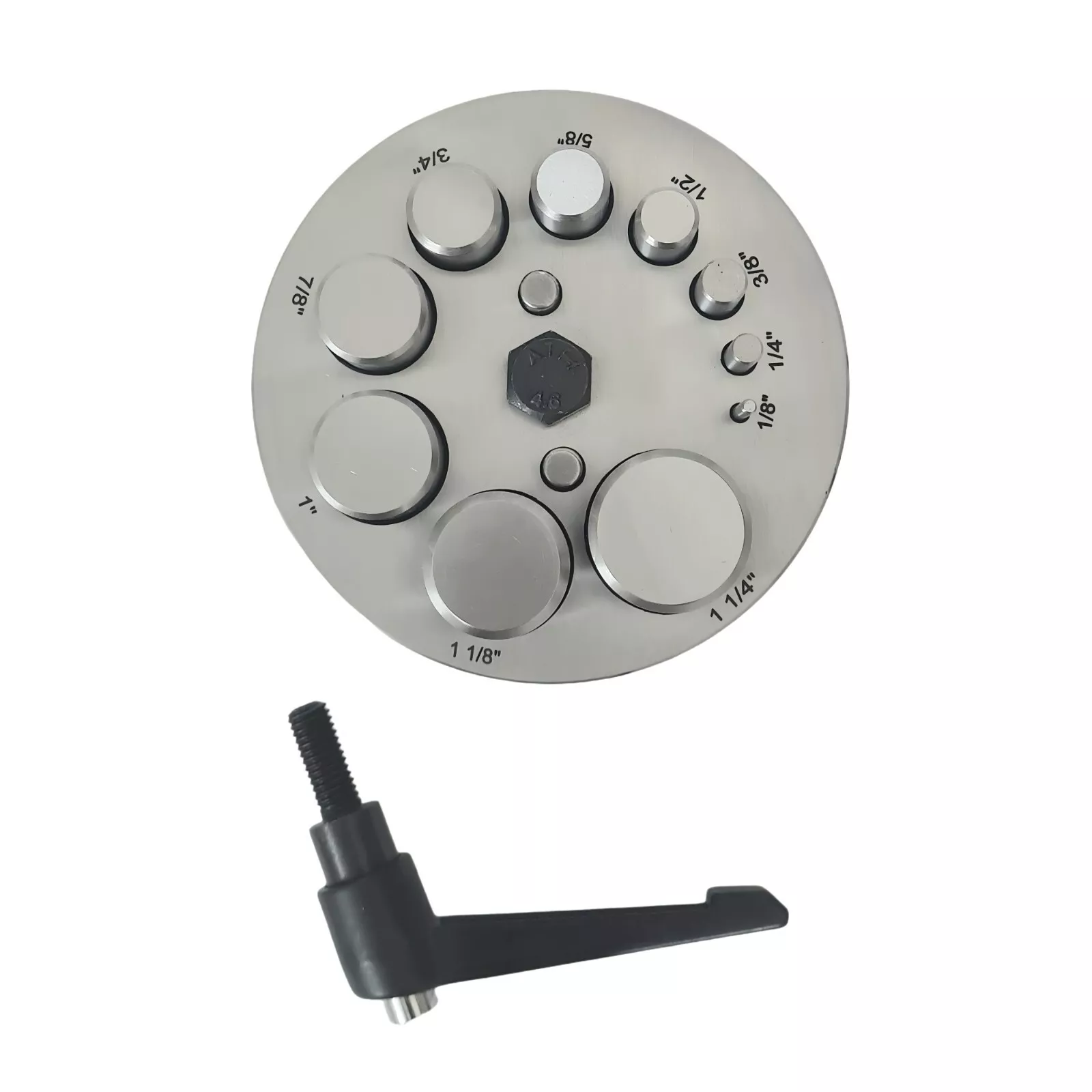 Round Disc Cutter Set with 10 Punches - Sizes From 1/8" to 1-1/4 ...
