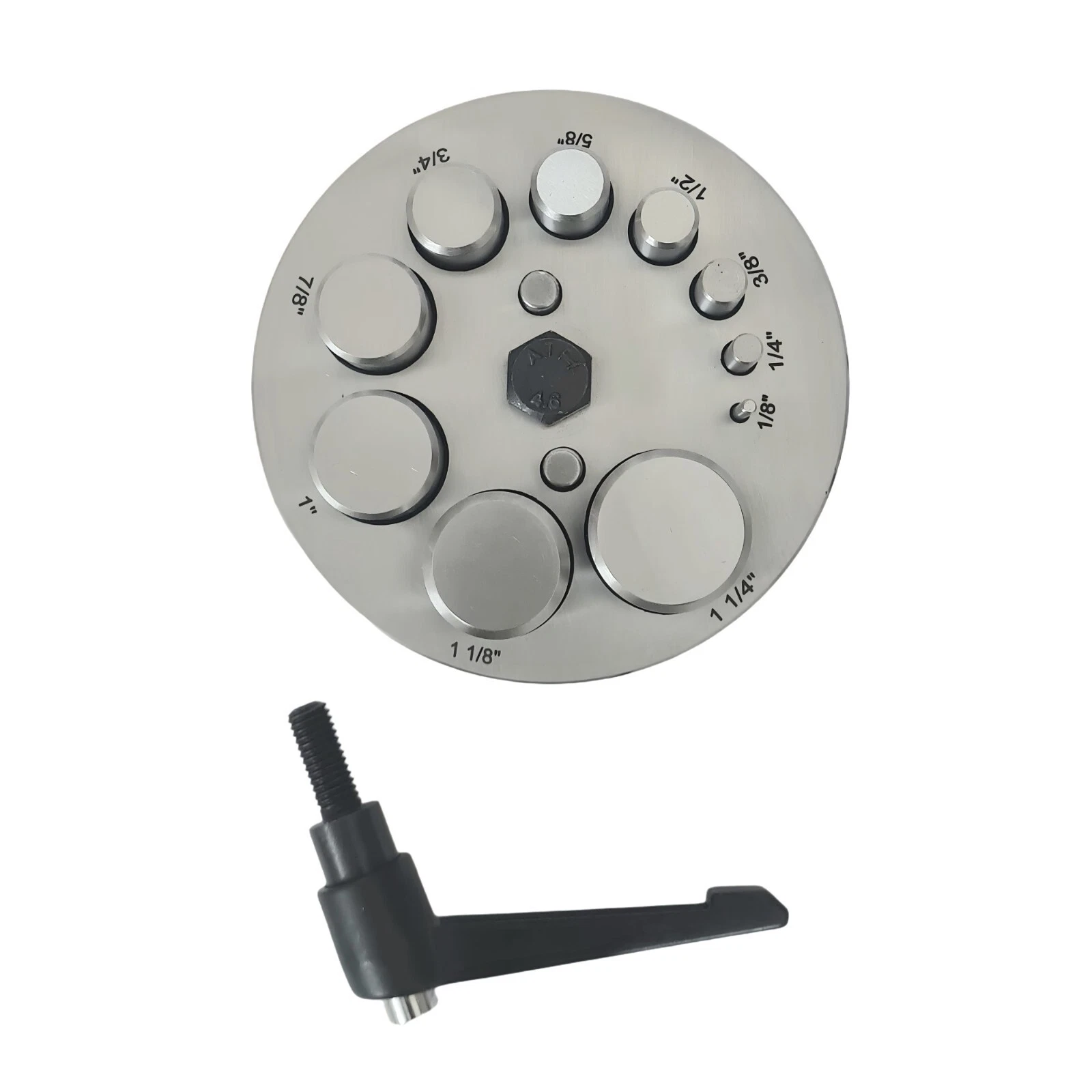 Round Disc Cutter Set with 10 Punches - Sizes From 3.2mm to 31.8mm ...