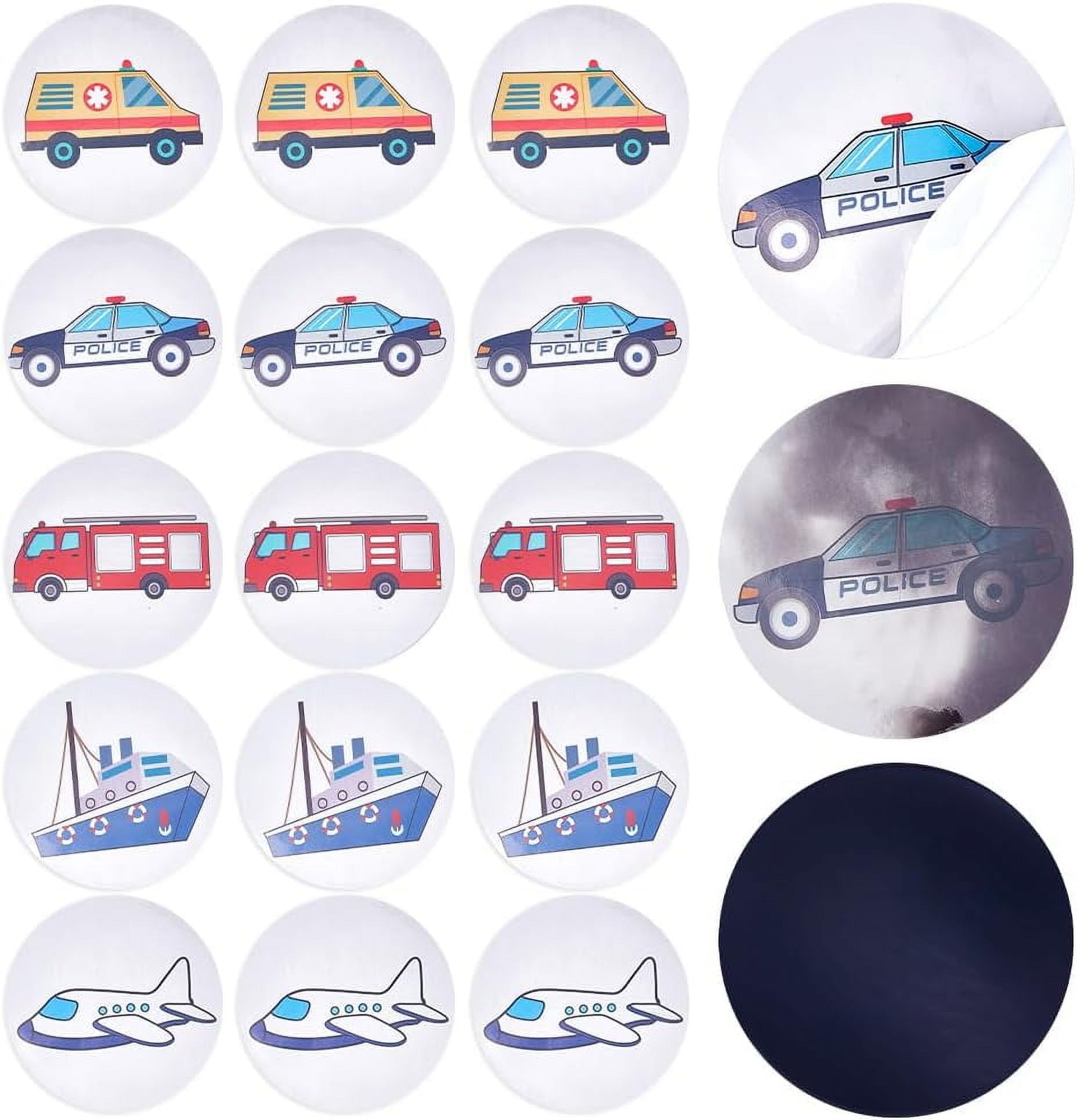 Round Dot PVC Potty Training Toilet Color Changing Stickers Reusable ...