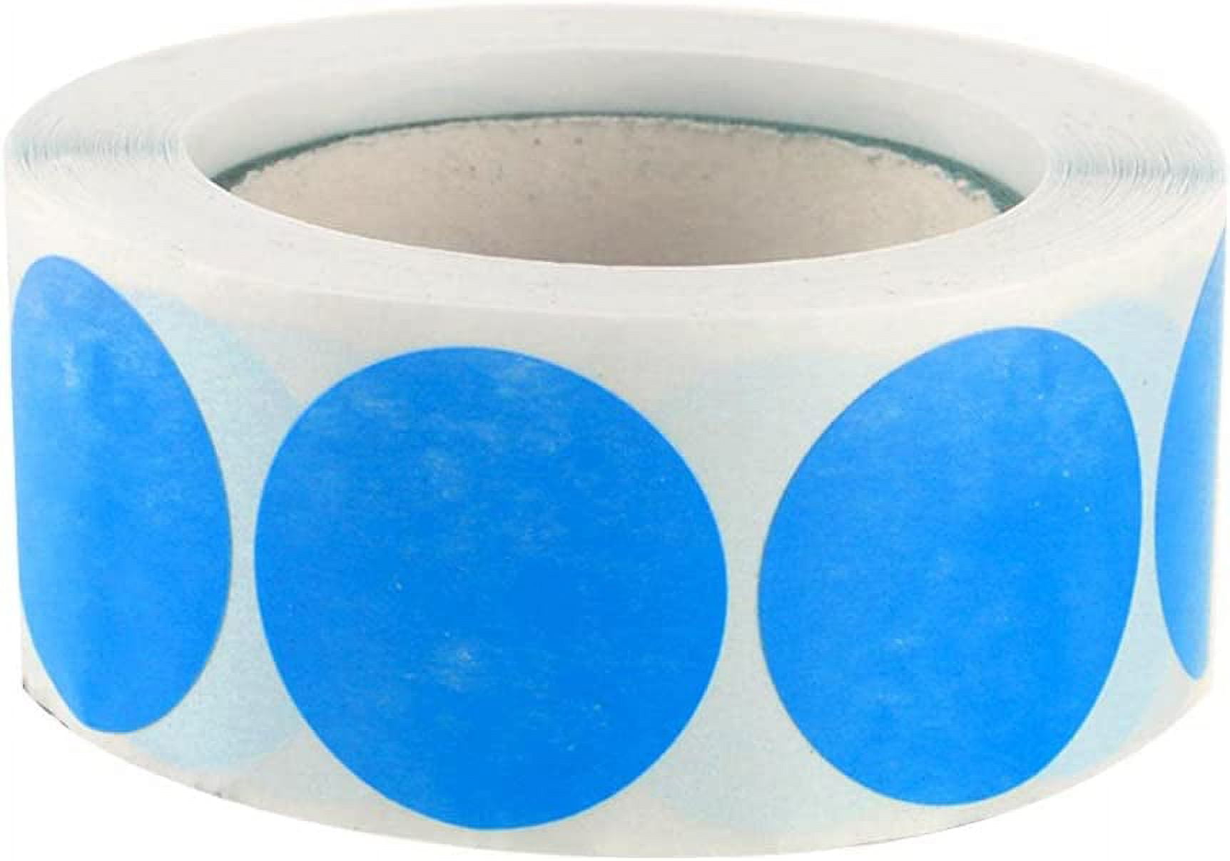 Round Dot Stickers, Solid Round Color Coding Labels Roll Self-Adhesive ...
