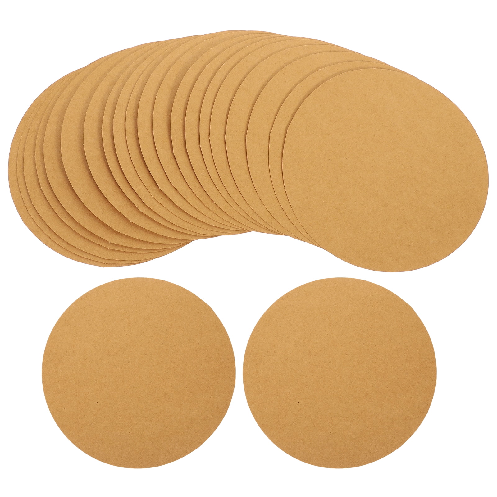 Round Drawing Paper Graffiti Cardboard Cake Circles Black Blank Patch ...
