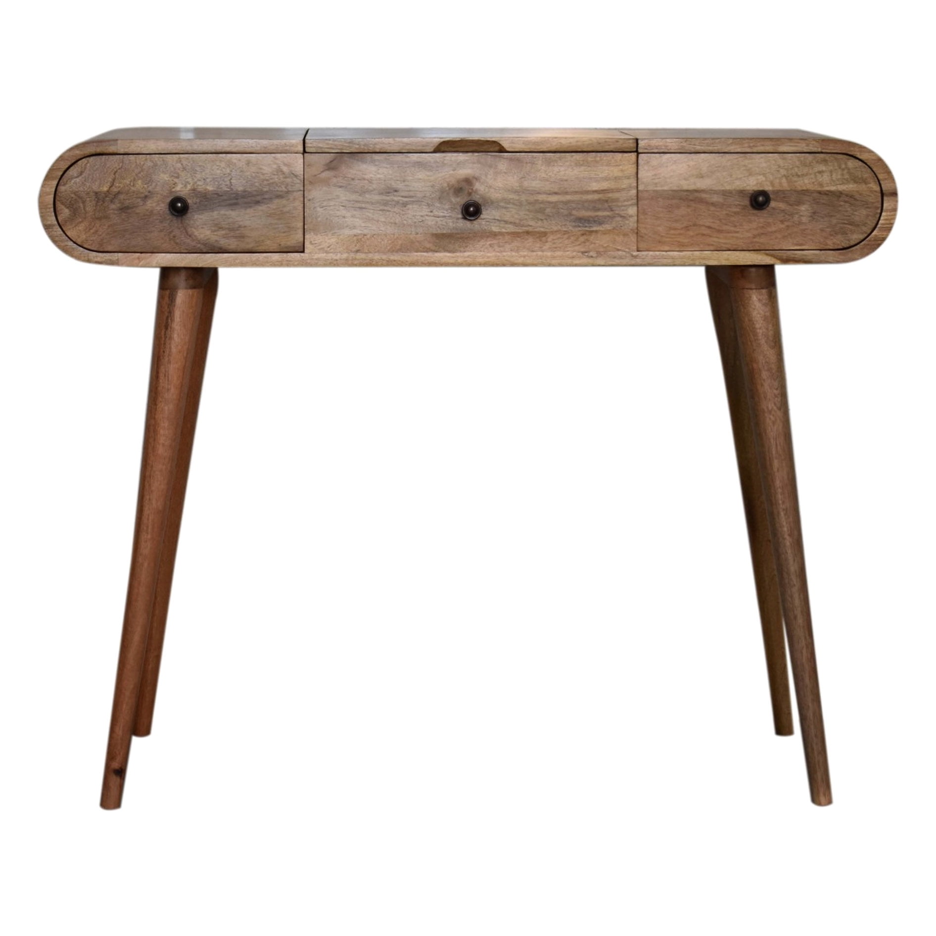 Round Dressing Table | Ideal for Any Home Decor Scheme | Solid Wood ...