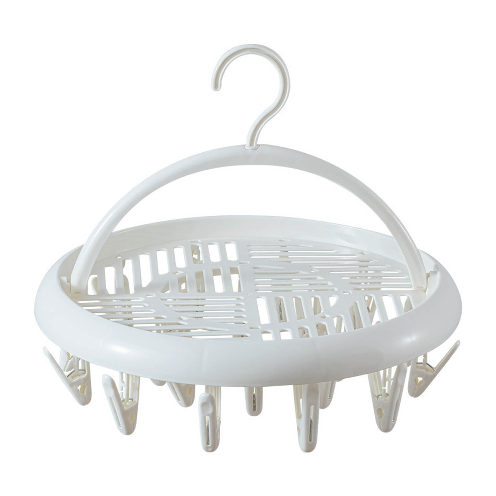Round Drying Rack Clothes Hanger Plastic Round Laundry Hanger with ...