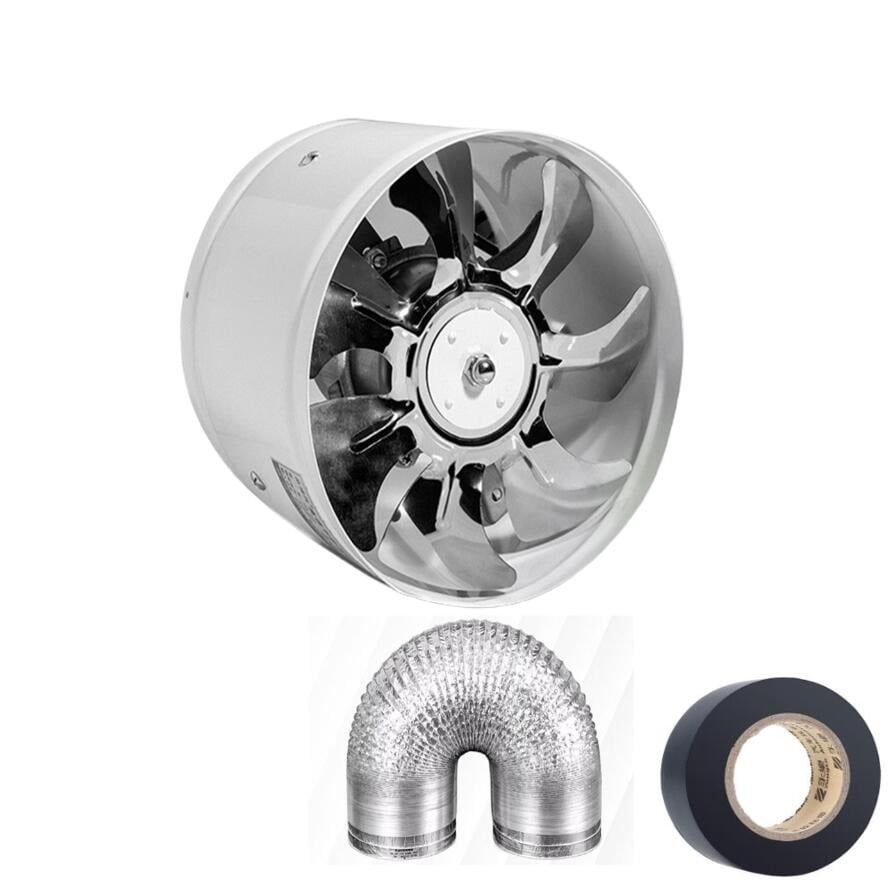 Round Duct Fan 4" 6" Booster Exhaust Ventilator Ventilation Vent Air ...