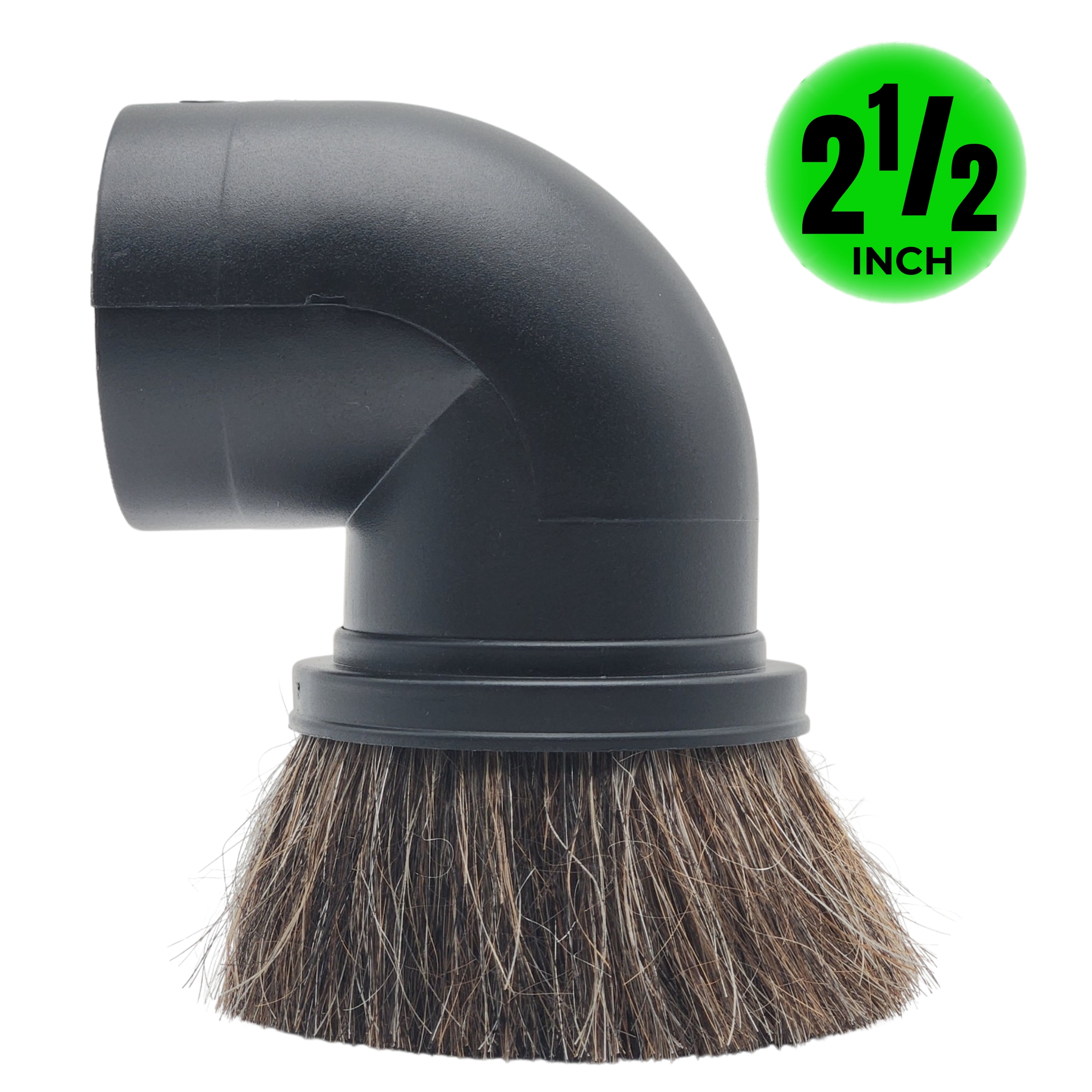 Round Dusting Brush Tool Attachment for Shop Vacs 2 1/2 Inch Wet/Dry ...