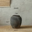 Round Earthenware Brown Pot - Walmart.com