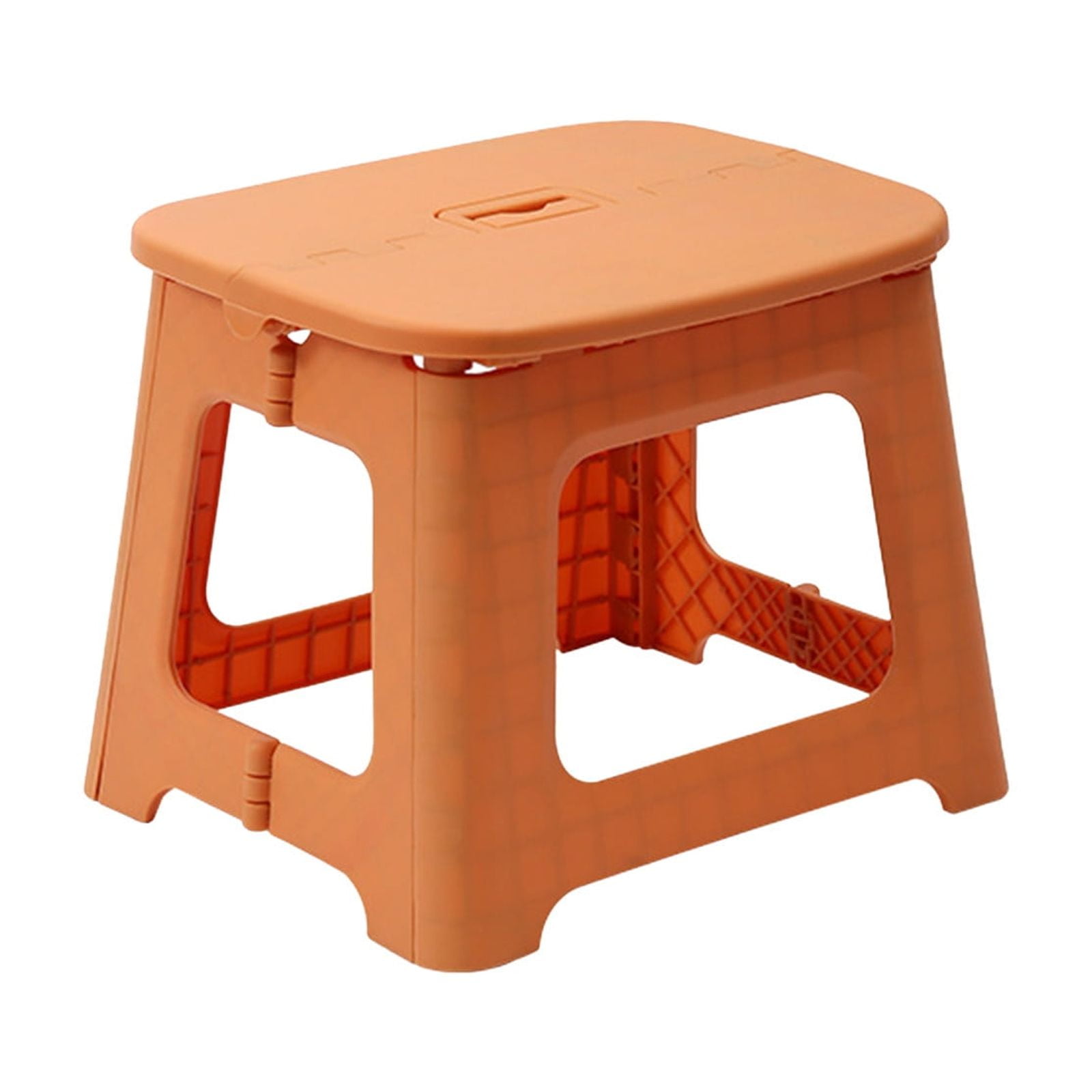 Round Edge Small Folding Stool Space Saving Lightweight Portable ...