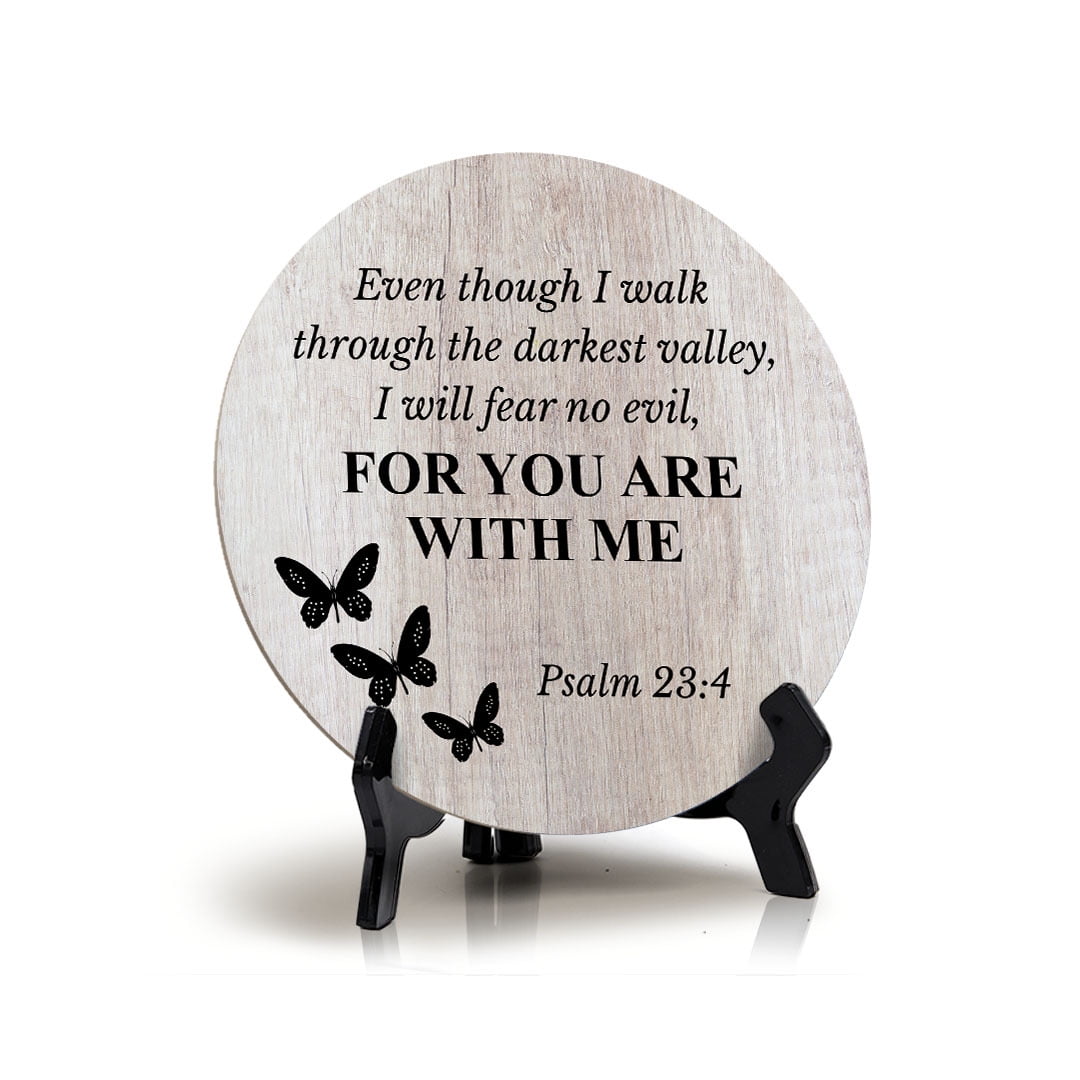 Round Even Though I Walk Through The Darkest Valley, I Will Fear No ...