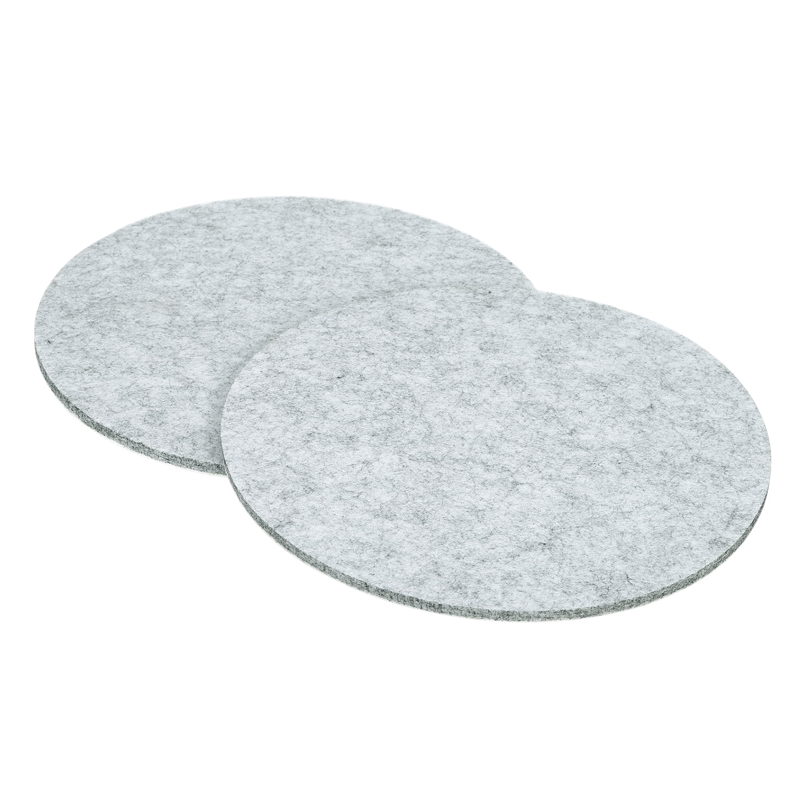Round Felt Furniture Pads, 2Pack 7.9" Dia x 0.2" Thick Adhesive Backed ...