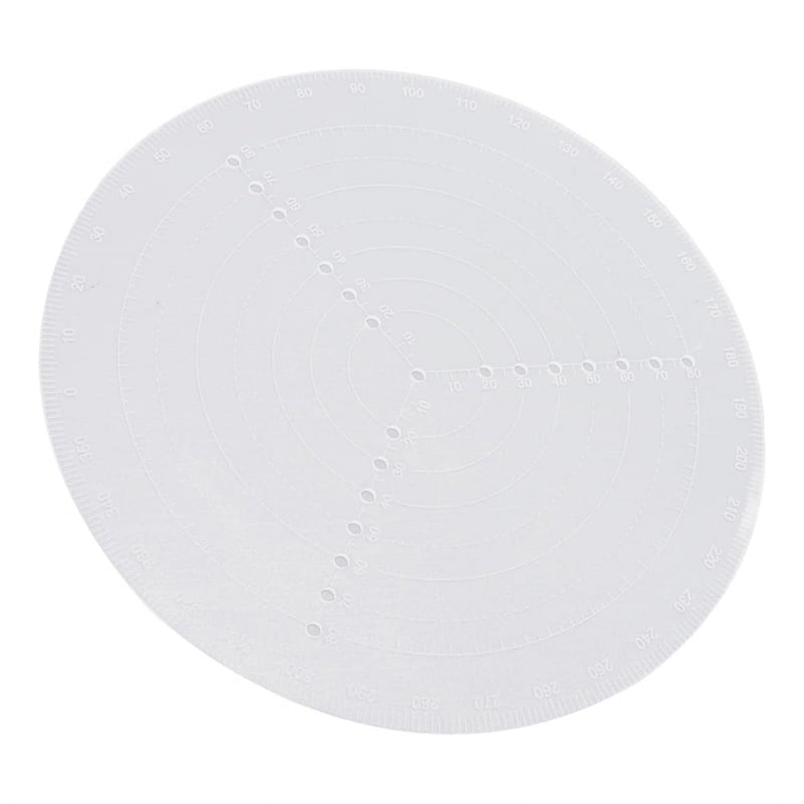 Round Finder, Acrylic Semi Transparent Lathe Centering Tool Compass ...