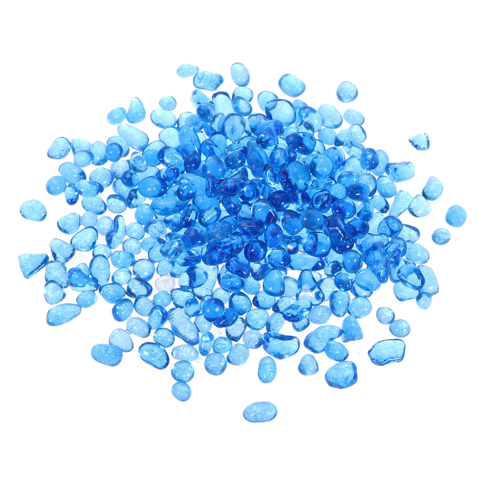 Round Fire Glass Beads for Fire Pit, Vase Fillers Beads Gems for Fish ...