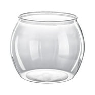 16 oz Clear Mini Plastic Fish Bowls (12 Pack) for Drinks, Decorations ...