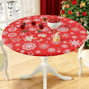 Vinyl Christmas Tablecloths