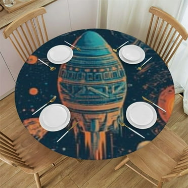 Covers For The Home Deluxe Elastic Edged Flannel Backed Vinyl Fitted ...