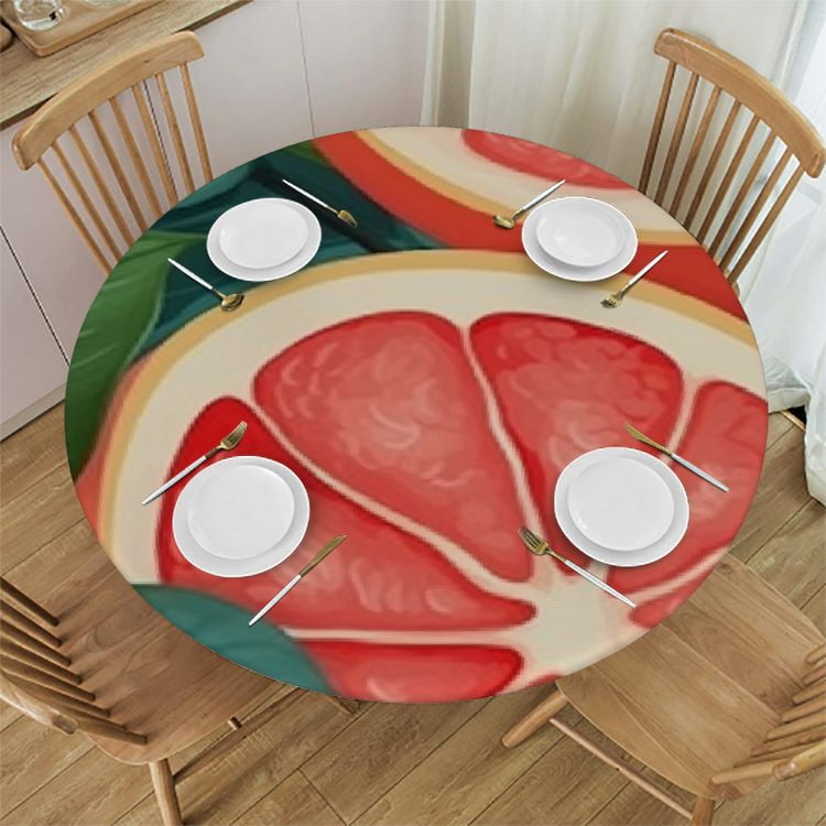 Round Fitted with Elastic Patio Table Cloth with Umbrella' Table Cover ...