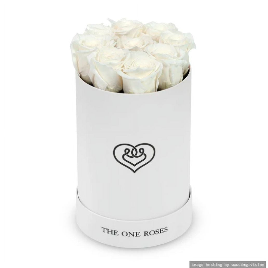 Round Flat | Basic White Box - Gift for Wedding, Anniversary, Birthday ...