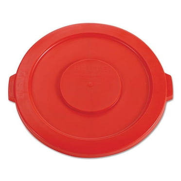 27.25 in. Round Brute Dome Top Lid for 55 gal Waste Containers, Gray ...