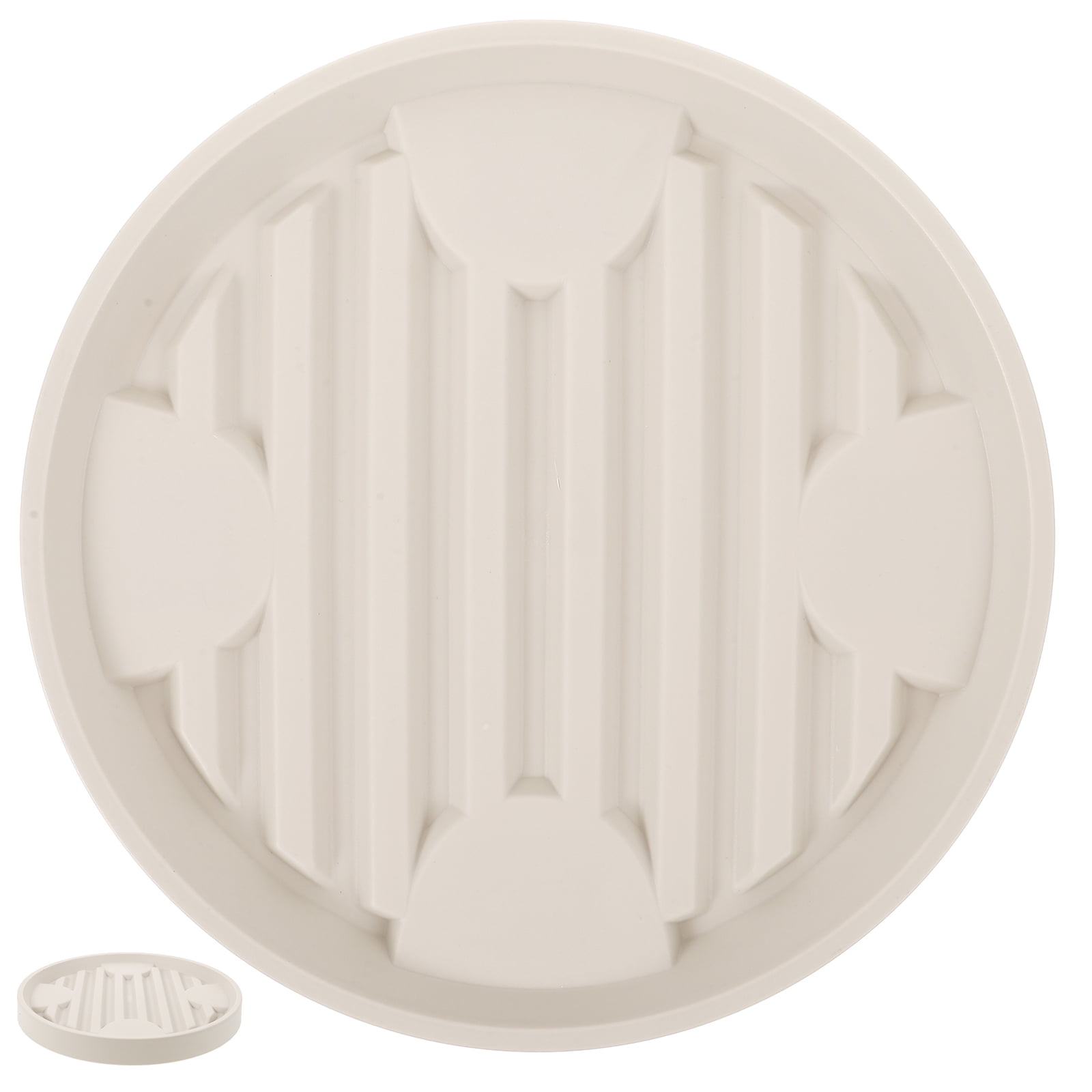 Round Flower Pot Moving Stand Tray Movable Planter Stand Roller Planter ...