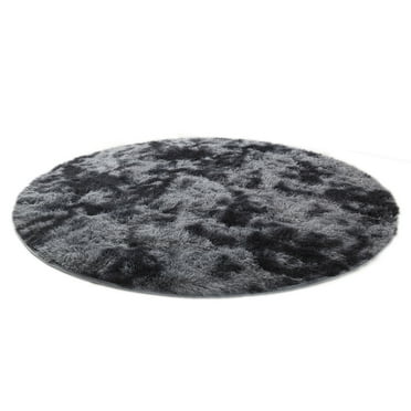 72.05x72.05 inches Soft Round Area Rug for Bedroom, Modern Fluffy ...