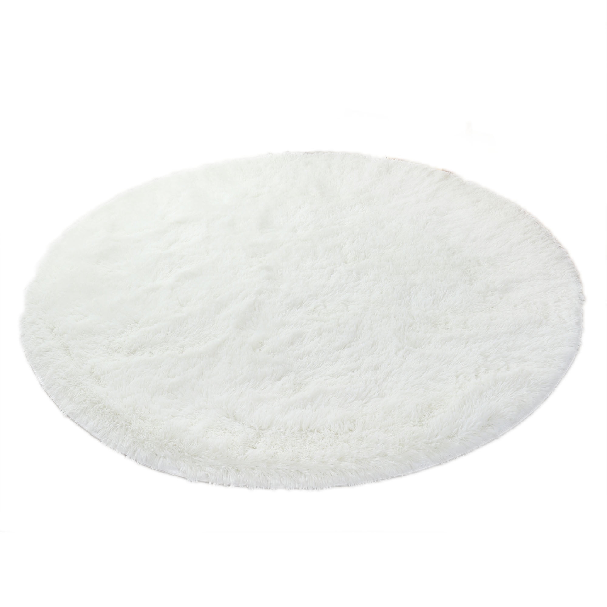 Round Fluffy Soft Area Rugs, Plush Carpet Circle Nursery Rug for Living ...