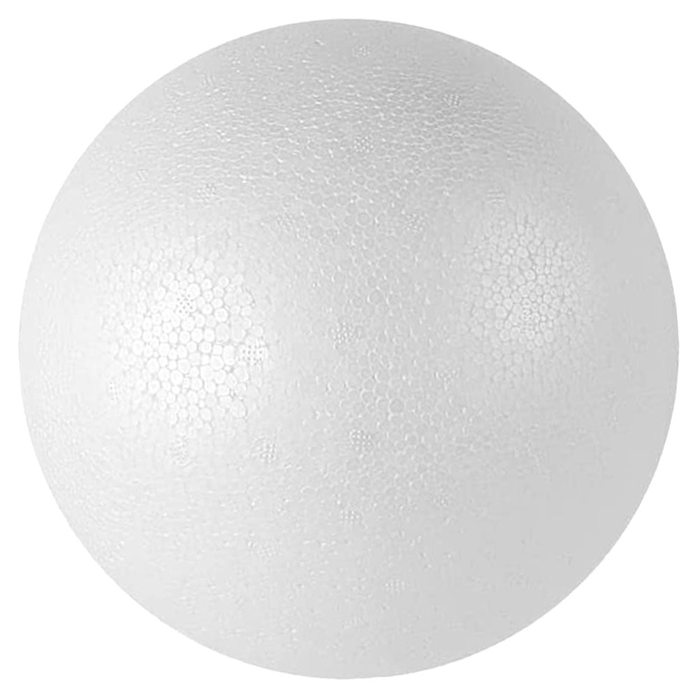 White Foam Balls for Crafting Smooth Round DIY Ornaments Paintable and ...