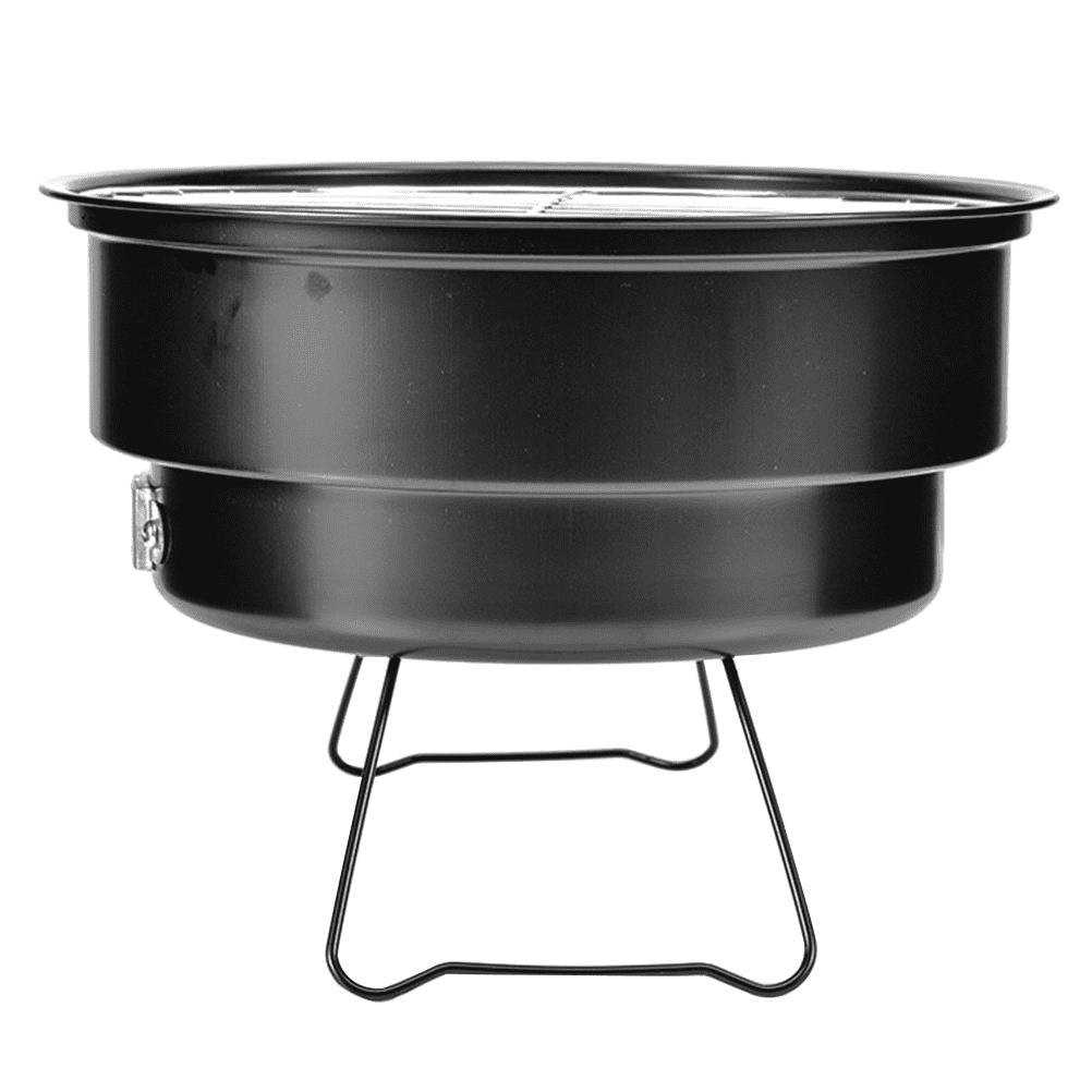 Round Fold Grill Stainless Barbecue Steel Mini Bbq Camping Supplies ...