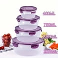 Round Food Grade Fresh Keeping Box Sealed Plastic Container Fridge ...