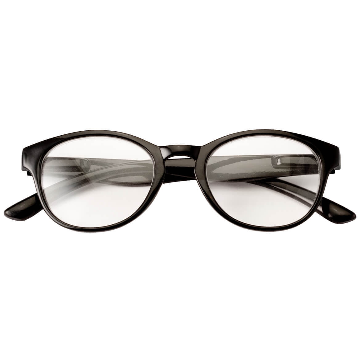 Round Frame Retro Readers - Black, Magnification 3.50X - Walmart.com
