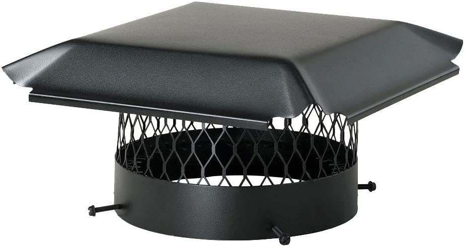 Round Galvanized Single Flue Cap 14" 3/4 Mesh - Walmart.com