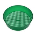 Round Garden Soil Sieve Garden Sieve Plastic Mesh Screen, Dirt Sifter ...