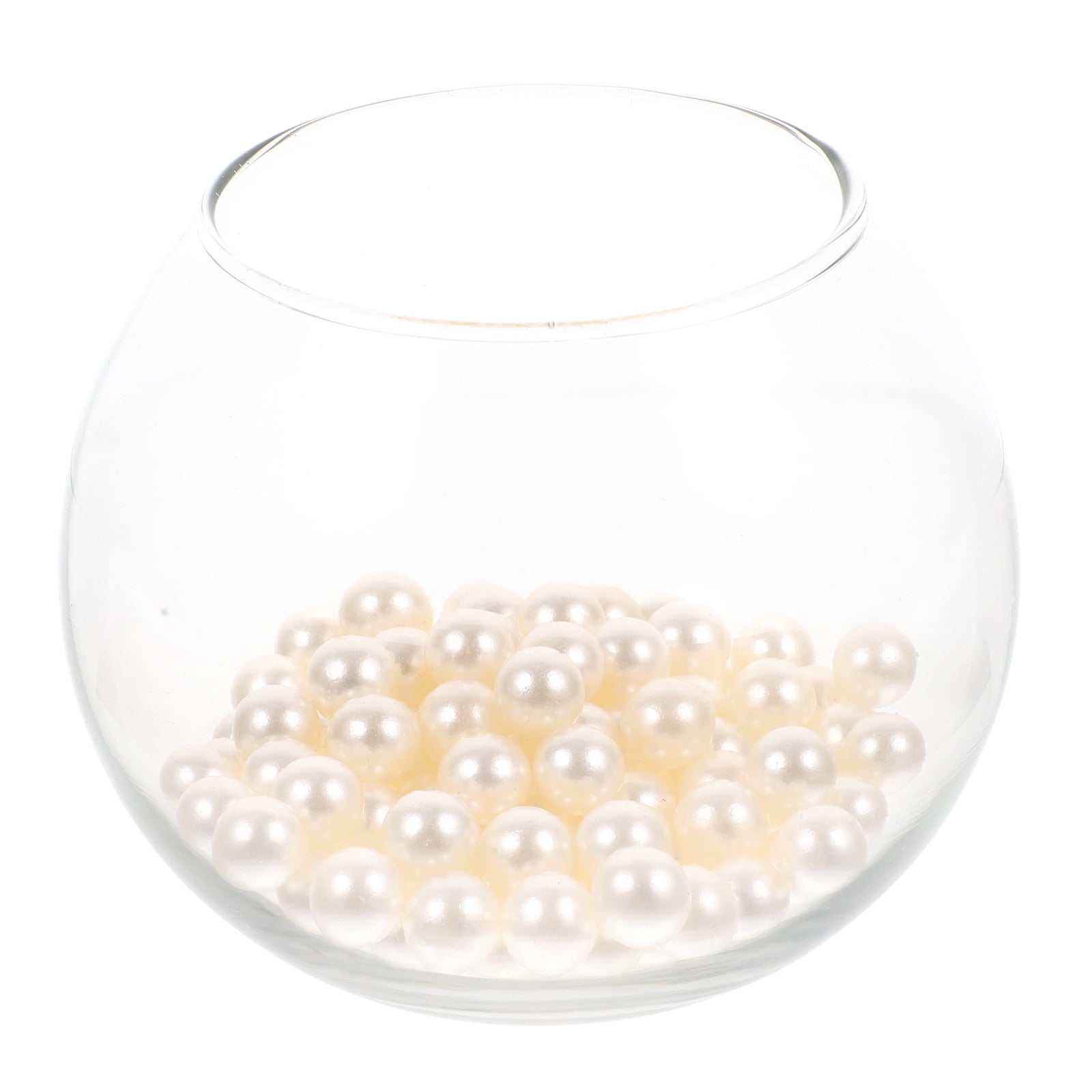 Round Glass Fish Tank Betta Fish Tank Vase Fish Tank Ornament Desktop ...