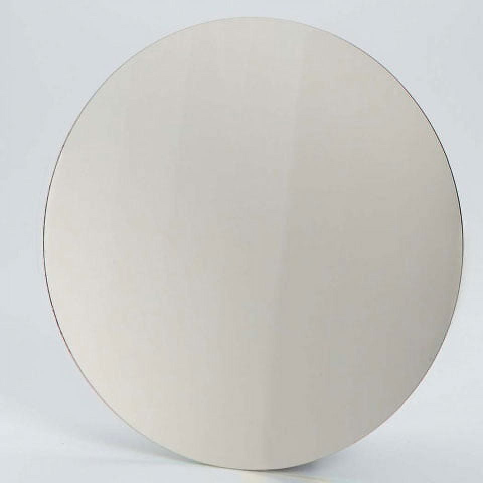 Darice Decorative Crafts 12 Inch Round Glass Floral Mirror for Table ...