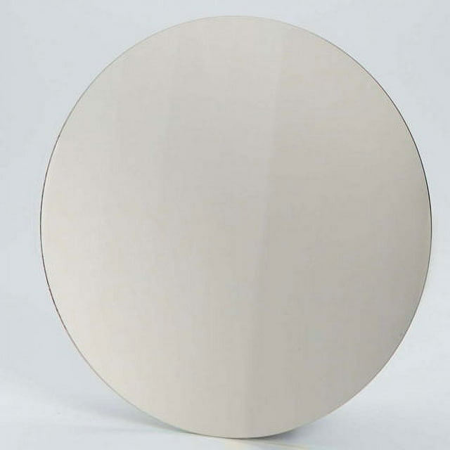 Darice Decorative Crafts 12 Inch Round Glass Floral Mirror for Table ...