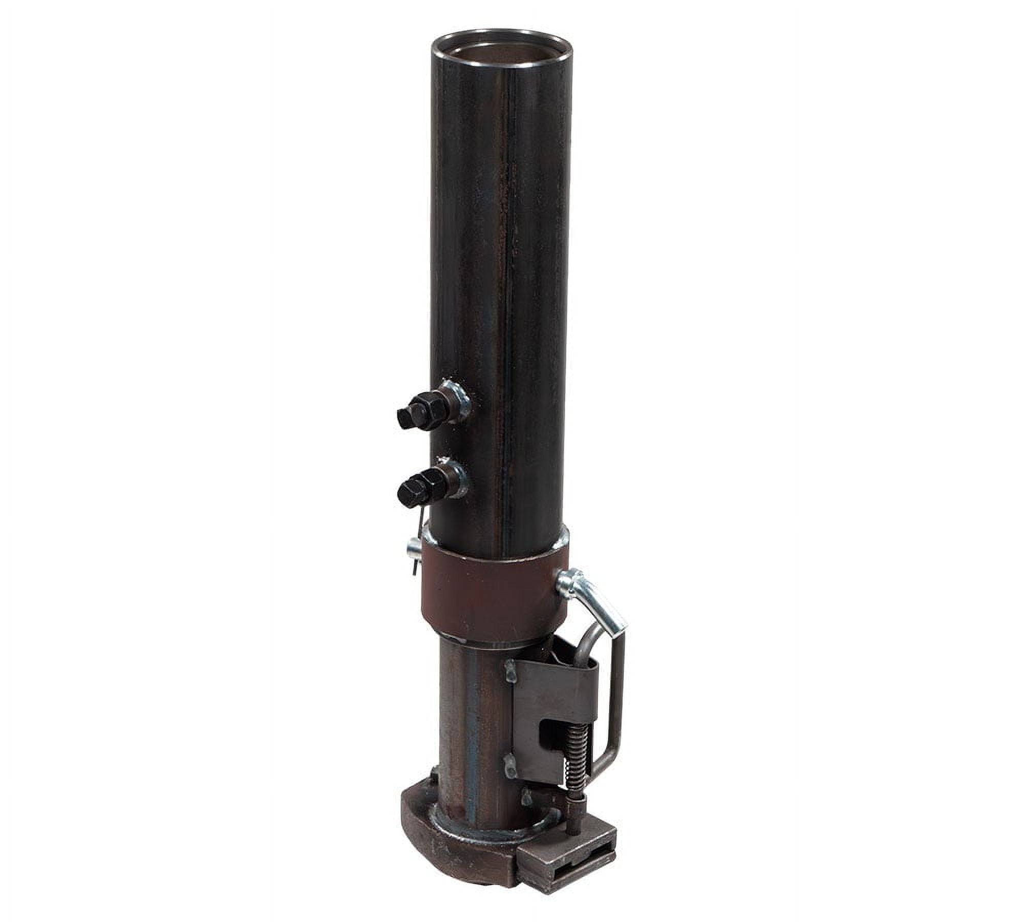 Round Gooseneck Trailer Coupler w/ Load Bearing Pin Set Compatible w/ 2 ...