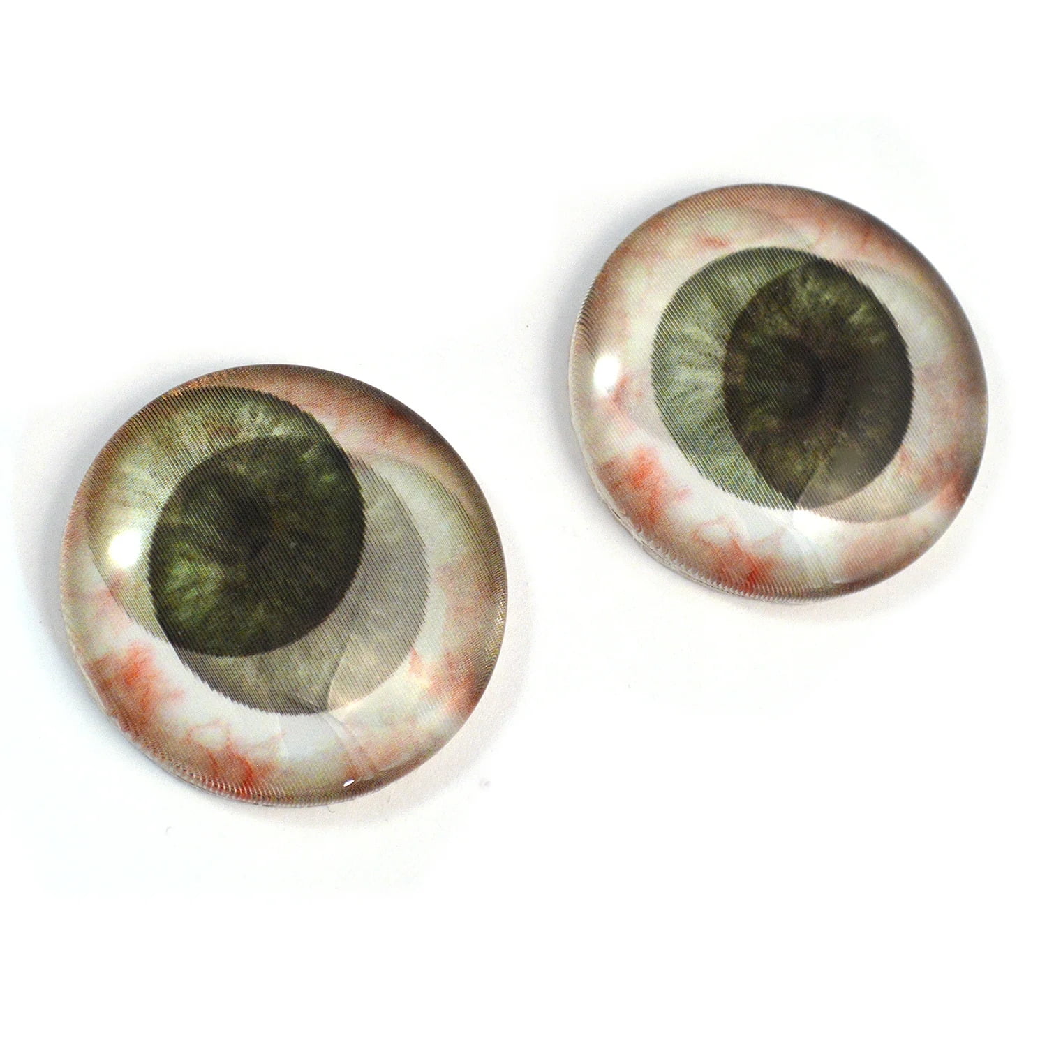 Round Green Spooky Animated Human Glass Eyes - Walmart.com