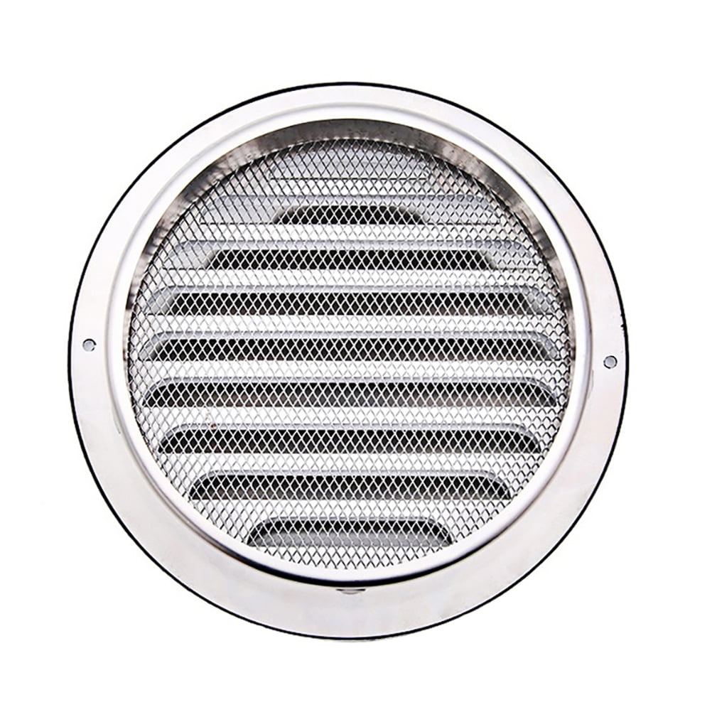 Round Grill Grate Metal Louver Vent Ventilator Roof Wall Exhaust Fan ...