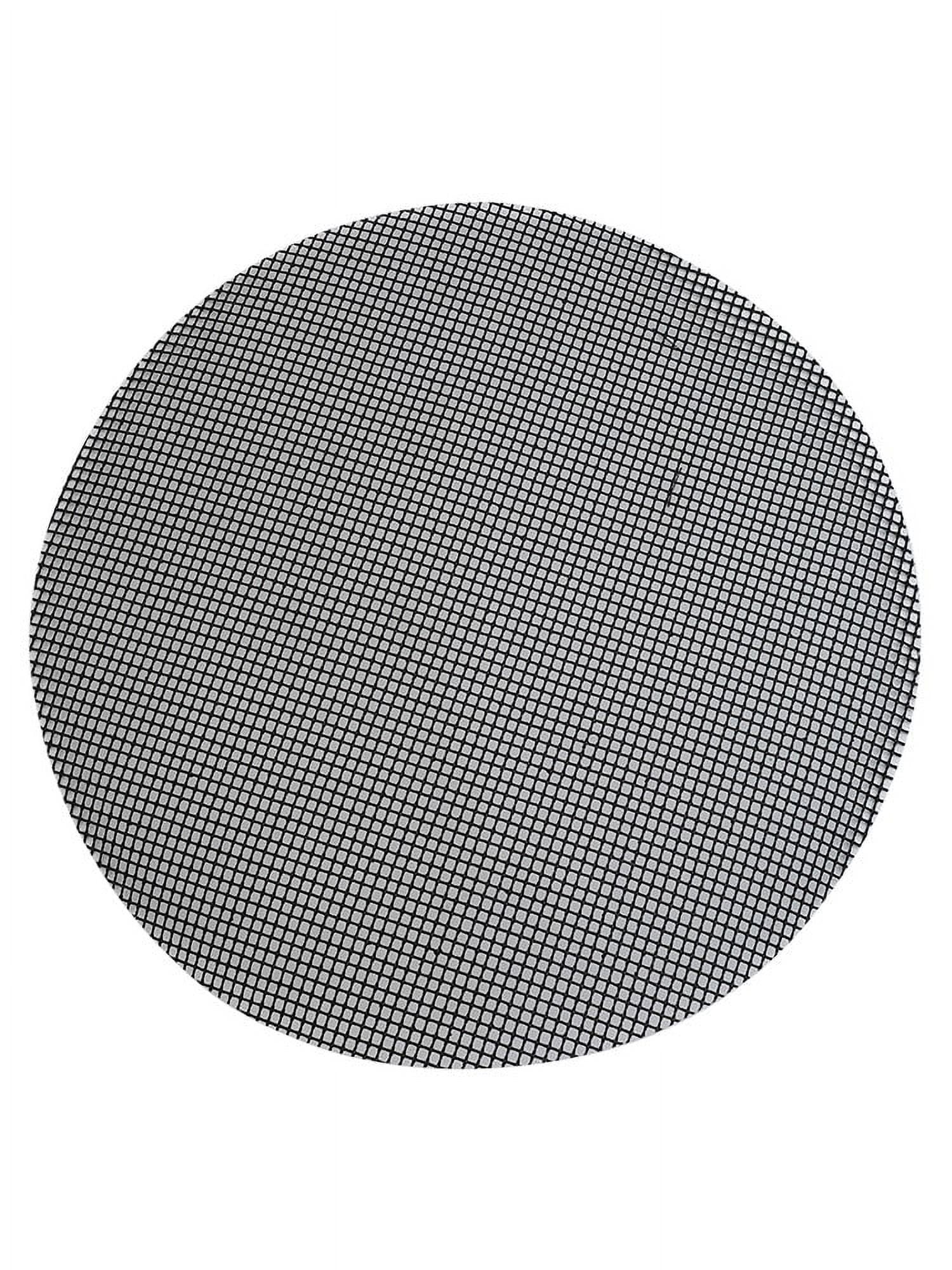 Round Grill Mesh 16 Inch Fiberglass Grid Mat Reusable Grill Mesh 2pcs ...