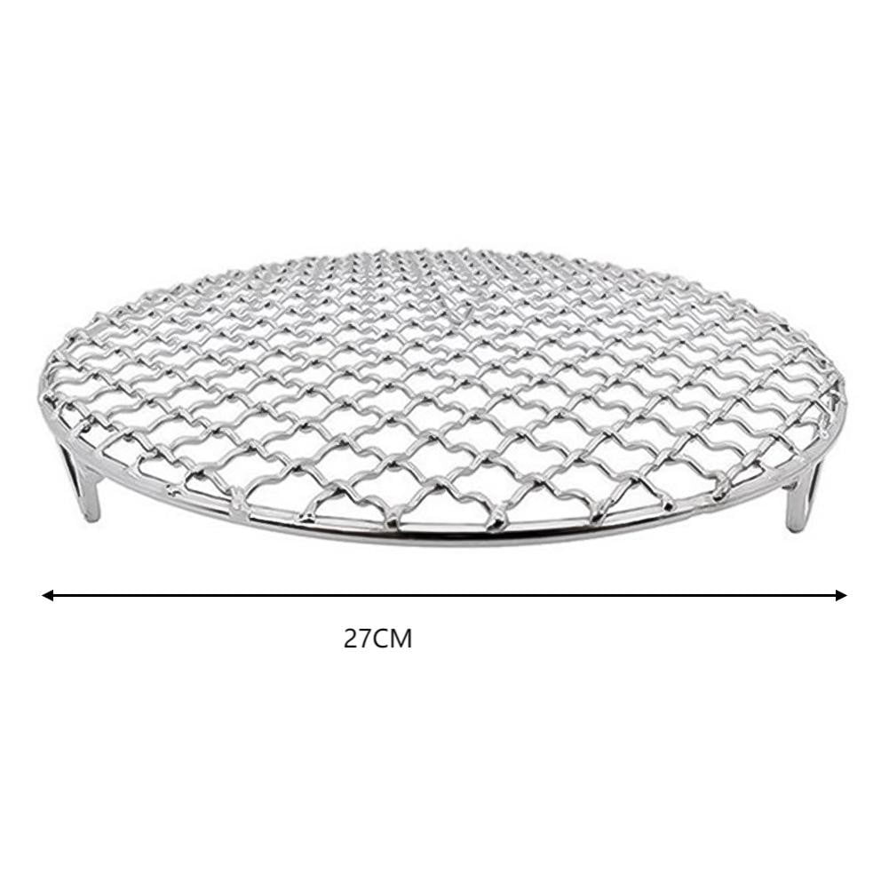 Round Grill Net Circular Roasting Wire Pellet Basket for Wood Stove ...