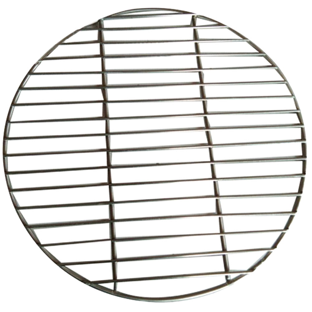 Round Grill Net for Camping Top Griddle Outdoor Jerky Circle Tray Metal ...