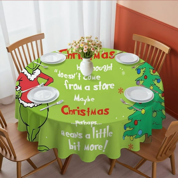 Grinch Table Cloths