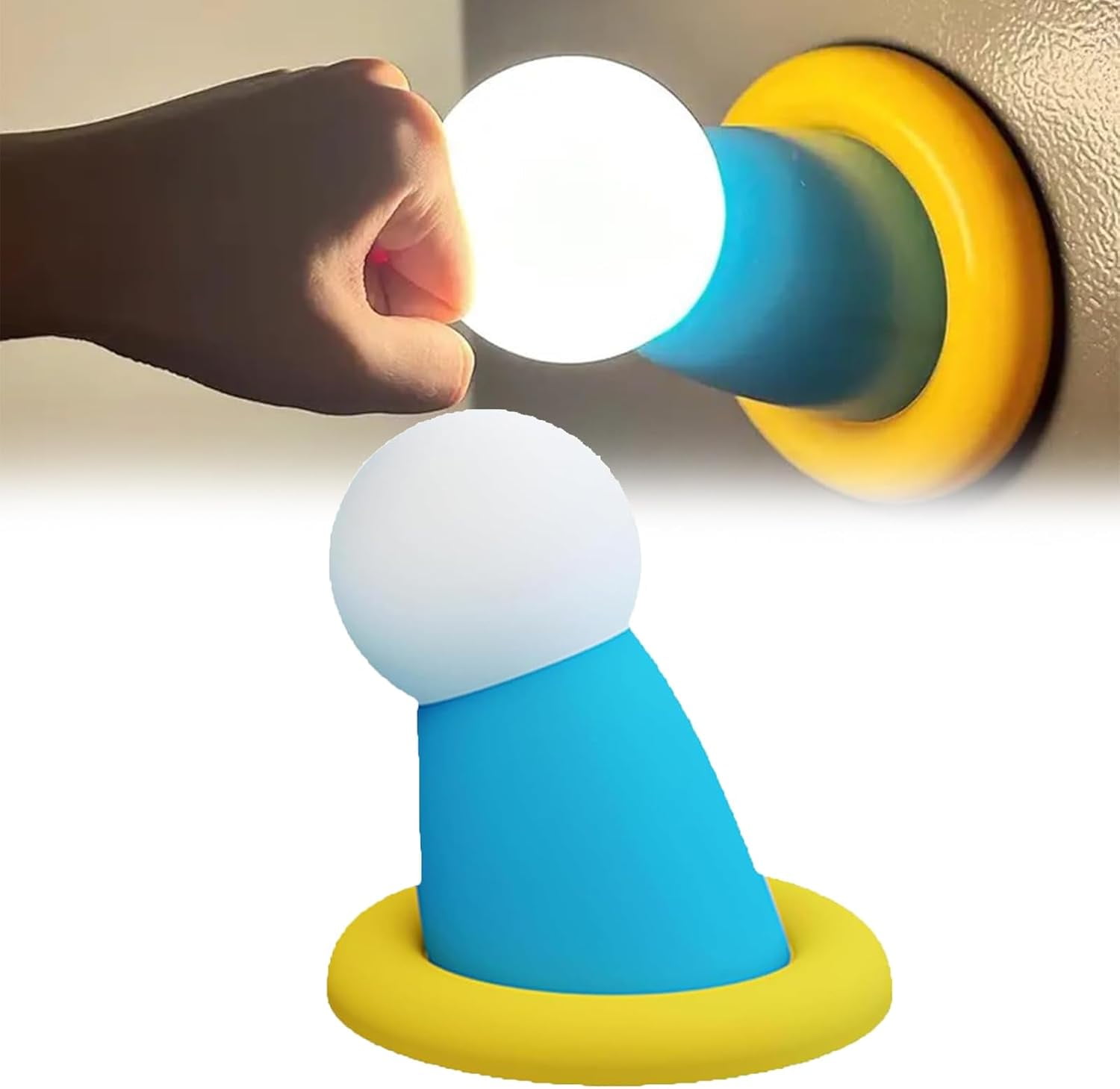 Round Hand Clapping Lamp, Silicone Novelty Hand Lamp, Silicone Novelty ...