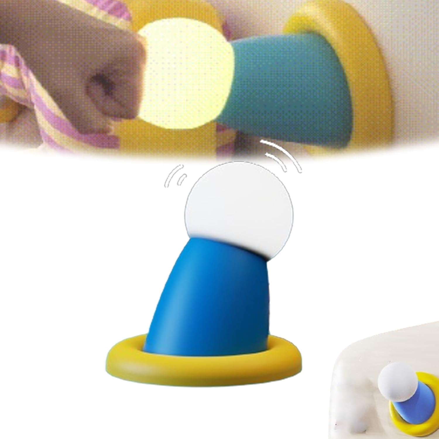 Round Hand Clapping Lamp, Silicone Novelty Magnetic Night Lamp ...