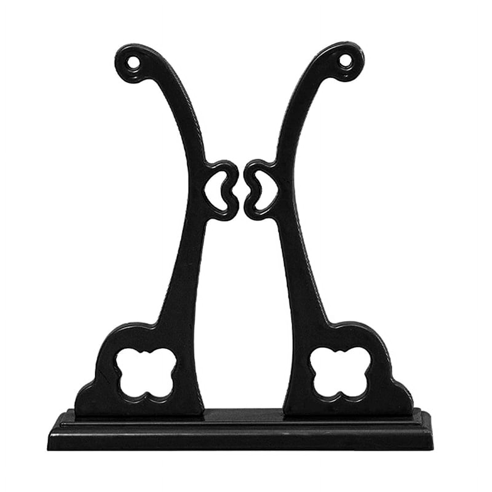 Round Hand Fan Holder Display Stand Vintage Antique Handheld Folding ...