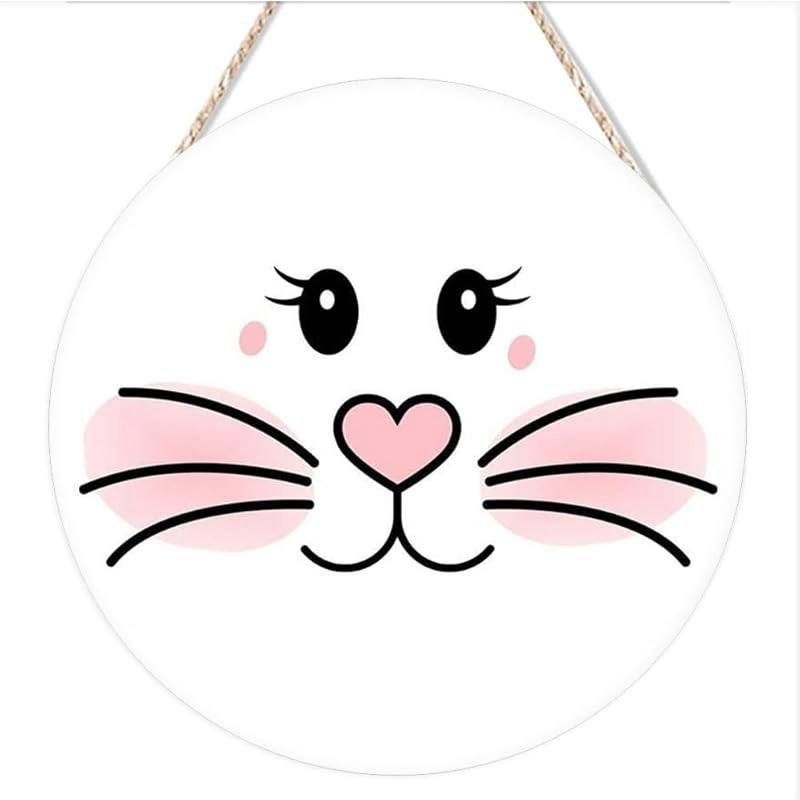 Round Hanging Wood Sign Welcome Spring Hello Spring Flowers Butterflies ...